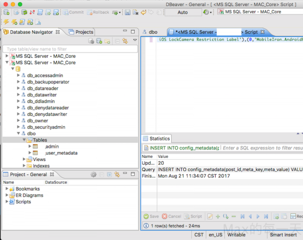 SQL Client for Mac OS X that works with MS SQL Server – Max的程式語言筆記