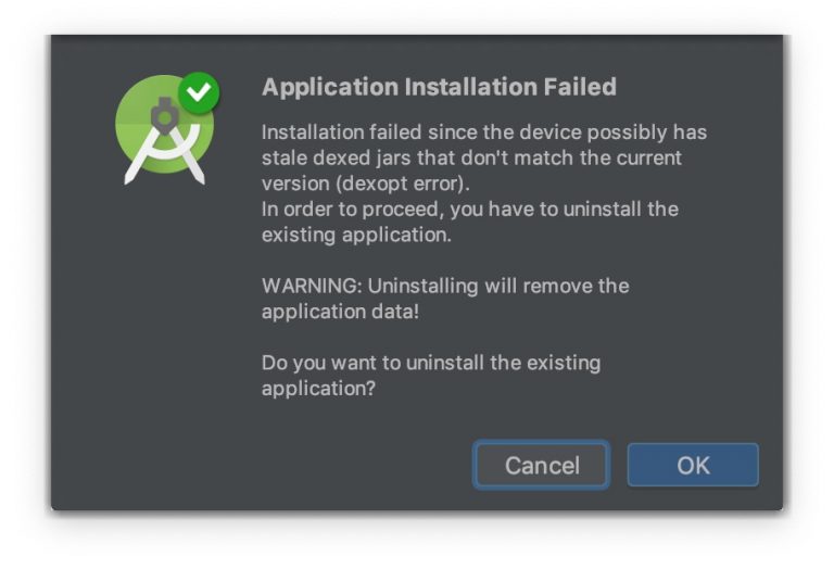 Android Installfaileddexopt Max的程式語言筆記