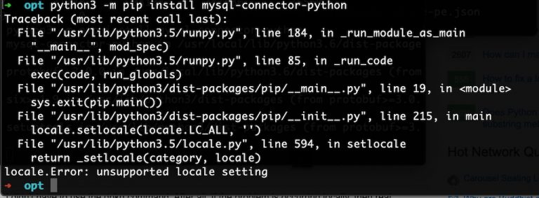 [Python] locale.Error: unsupported locale setting – Max的程式語言筆記