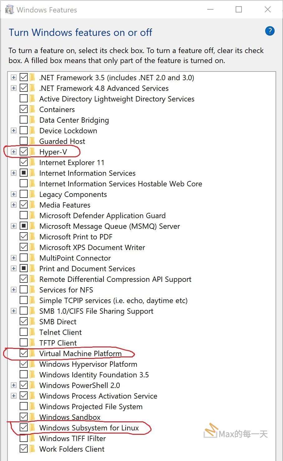 microsoft ubuntu WslRegisterDistribution failed with error: 0x80370102 – Max的程式語言筆記