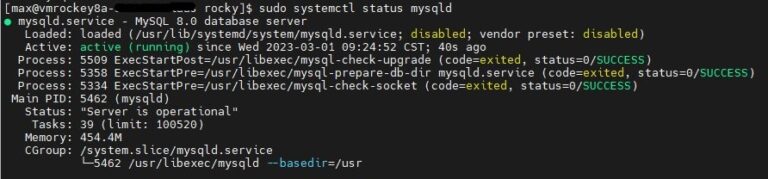 如何在Rocky Linux 上安裝MySQL – Max的程式語言筆記