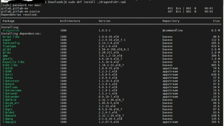 Install DragonDisk on Rocky Linux – Max的程式語言筆記