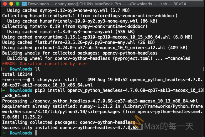 Python3 在 Macos 安裝opencv Python失敗的解法 Max的程式語言筆記 8627